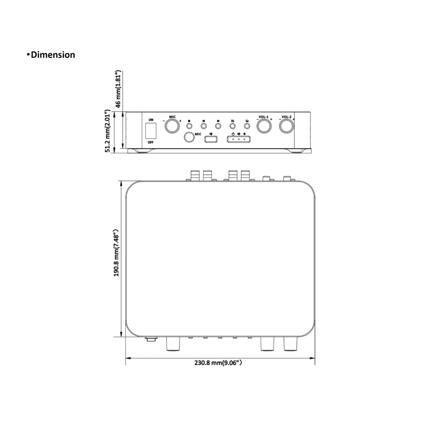 HIKVISION Analog Audio Kit with 60W Analog Amplifier and 4* 6W Ceiling ...